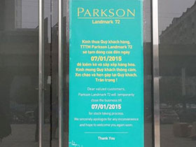 Trung tâm Parkson ở Keangnam Landmark thực chất đang gặp chuyện gì?