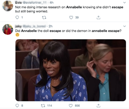 Thực hư thông tin búp bê Annabelle đột ngột biến mất khỏi bảo tàng