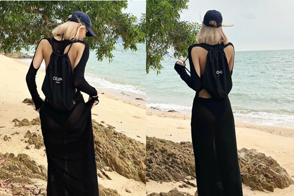 Lisa diện đồ vừa xuyên thấu vừa cut-out nhưng nhìn không hề phô phang