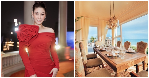 Biệt thự xa hoa như cung điện của hoa hậu Hà Kiều Anh