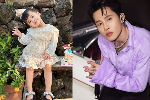 Con gái Jack như 'bản sao' của bố, mới 2 tuổi đã làm mẫu nhí